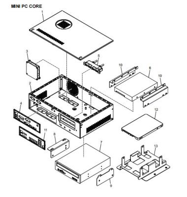 China ATM Spare Parts NCR MINI PC CORE  445-0727528  445-0760722 for sale