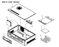 China ATM Spare Parts NCRMINI PC CORE - MISANO  445-0727528 for sale