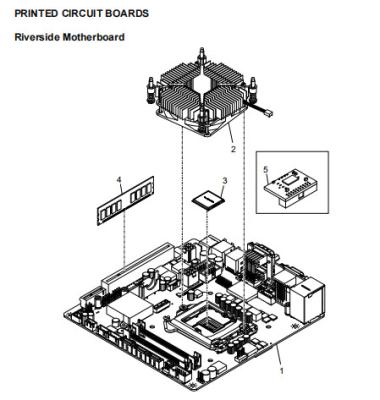 China ATM Spare Parts NCR Riverside Motherboard  445-0752088 for sale