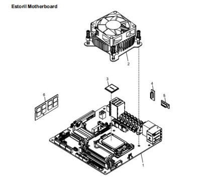 China ATM Spare Parts NCR Estoril Motherboard 445-0764456 for sale
