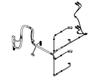 China ATM Spare Parts 445-0733349 S2 PICK MODULE HARNESS for sale