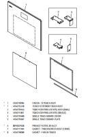 China ATM Spare Parts  15 INCH DISPLAY WITH TOUCHSCREEN  445-0740986 for sale