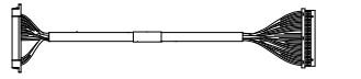 China ATM Spare Parts 445-0749527 LVDS HARNESS 600MM for sale
