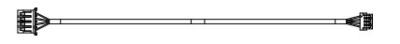 China ATM Spare Parts Display Brightness Sensor Harness 445-0758820,445-0757480 for sale