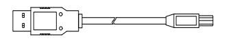China ATM Spare Parts USB TYPE A TO TYPE B HIGH SPEED CABLE 009-0021020 for sale