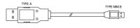 China ATM Spare Parts USB TYPE A TO TYPE MINI B HIGH SPEED CABLE  009-0020701 for sale