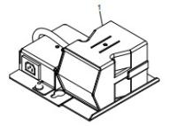 China ATM Spare Parts NCR PRODUCT HEATER ASSEMBLIES  009-0023872 PRODUCT HEATER ASSEMBLY 120V - 400W for sale