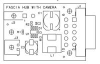 China ATM Spare Parts NCR  445-0711787 FASCIA HUB WITH CAMERA (BOARD ASSEMBLY) for sale
