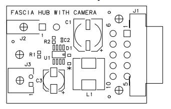 China ATM Spare Parts NCR  445-0711787 FASCIA HUB WITH CAMERA (BOARD ASSEMBLY) for sale