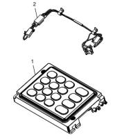 China ATM Spare Parts NCR CHINA EPP KEYBOARD for sale