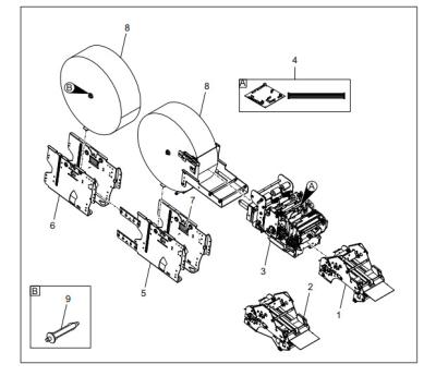 China ATM Spare Parts DUAL ROLL RECEIPT PRINTER for sale