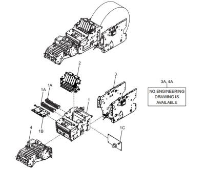 China ATM Spare Parts STIRLING 2ST RECEIPT PRINTER (DUAL ROLL) for sale