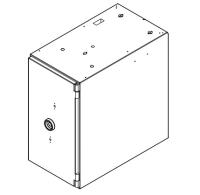 China ATM Spare Parts CEN 3 ENCLOSURE 445-0761012 6623/27 CEN 3 GAS EX A2P A3E ENCLOSURE R/A PAINTED for sale