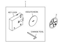 China Durable ATM Spare Parts STANDARD LOCKS for sale