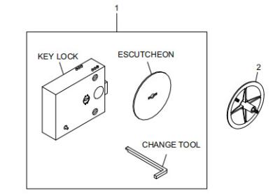 China Durable ATM Spare Parts STANDARD LOCKS for sale