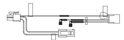China ATM Spare Parts  445-0733567 IFD2 MCRW SHORT LINKER HARNESS, 0.08M for sale
