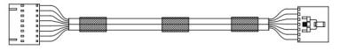China ATM Spare Parts  445-0731633 IFD2 CONTROL TO IMCRW ELECTRODE LINKER HARNESS,  500MM for sale