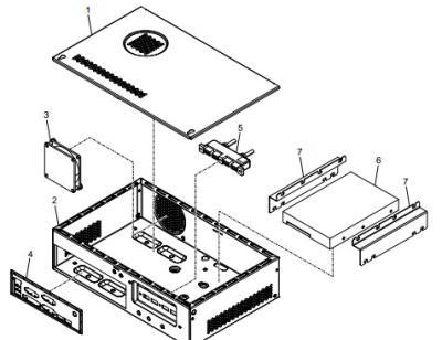China MINI PC CORE ATM Machine Parts for sale