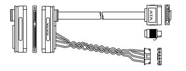 China SATA DATA And Power Cable Assembly  009-0025797 for sale