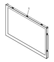 China ATM Machine Parts  009-0027209 7 INCH LVDS LCD PANEL for sale