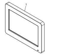 China ATM Machine Parts COMPACT OPERATOR PANEL 445-0753129 DISPLAY - 7 INCH COP for sale