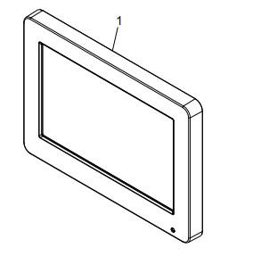 China ATM Machine Parts COMPACT OPERATOR PANEL 445-0753129 DISPLAY - 7 INCH COP for sale
