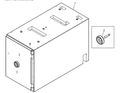 China ATM Machine Parts  CEN 1 ENCLOSURE 445-0743214  445-0682155 for sale