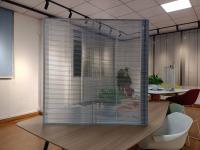 China Transparent display screen Unnamed Category designed to maintain natural light flow and clear display on glass showcases for sale