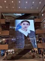 China Transparent display screen Unnamed Category designed to maintain natural light flow and clear display on glass showcases for sale