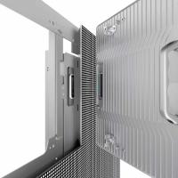 China Outdoor Aluminum ScreenThe outdoor aluminum screen is fully waterproof, lightweight, easy to install, and doesn’t need air conditioning. for sale