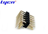 China 2Pin-80Pin 2mm Pitch Pin Header Connector Female Double Row Black PA6T for sale