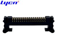 China 2.00mm Ejector Pin Header Right Angle Short Latch Connector Brass Gold Plating for sale