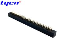 China Dual Row Box Board To Wire Connectors DIP 180 Degree 20mΩ Max for sale