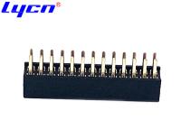 China 1.27 Mm DIP Female Header Connector Double Row U Type Terminal for sale