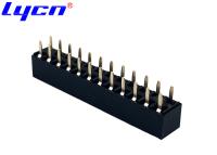 China 2.54mm Female Header Connector Double Row Straight DIP for Automobile for sale