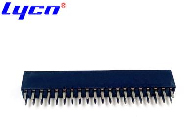 China 2mm Pitch Female Header Connector Height 4.3mm DIP Current Rating 2.0 AMP for sale