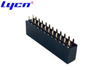China Current Rating 3.0A Female Header Connector 2.54 mm Pitch U Terminal Height 8.5mm for sale