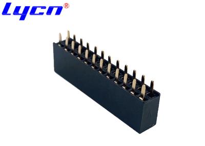 China Current Rating 3.0A Female Header Connector 2.54 mm Pitch U Terminal Height 8.5mm for sale