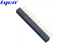 China Height 4.3mm pin header connector female Single Row Phosphorous Bronze Contact Material for sale