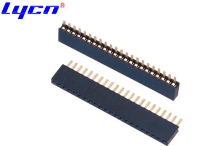 China Contact Resistance Female Header Connector 2.0mm Pitch Single Row 30mΩ Max for sale