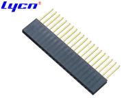 China 3.0 AMP 2.54 Mm Female Header Single Row Gold Tin Over Ni Plating for sale