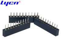 China DIP 180 Degree Straight Female Header 5.0mm Height U Type Terminal for sale