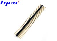 China 2.0mm Pitch Male Pin Header Connectors Single Row Withstand Voltage 500V for sale