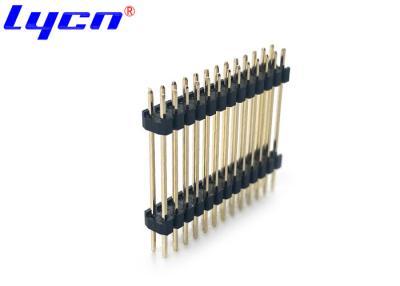 China Straight DIP Pin Header Connectors Male 2.0mm Pitch Gold Plated for sale