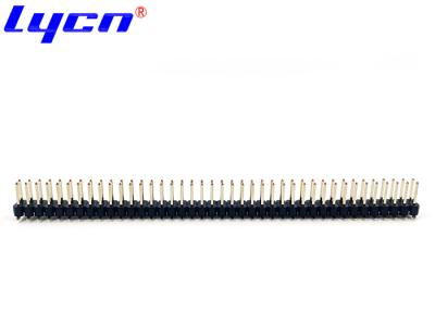 China 2.54mm Pitch Double Row Pin Header Connector Current Rating 3.0A for sale
