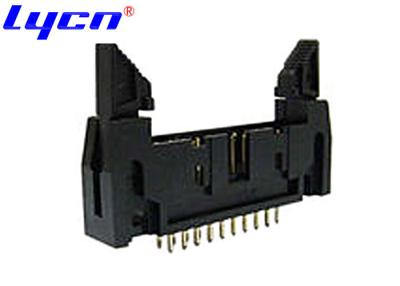 China Customized 2.54 Pitch Pin Header Ejector Long / Short Latch Mounting Type for sale