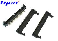 China Long Latch 2.54mm Pitch Ejector Header Connector PBT PA6T PA66 PA9T LCP for sale