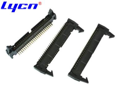 China Long Latch 2.54mm Pitch Ejector Header Connector PBT PA6T PA66 PA9T LCP for sale