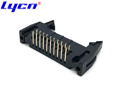 China 2.54mm Pitch Ejector Header 90° Semi Gold Tin Plating PCB Circuit Board Headers for sale
