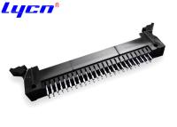 China Gold Flash Ejector Latch Header PA9T 2.54mm 2mm Pitch Header 1000 V AV / Minute for sale